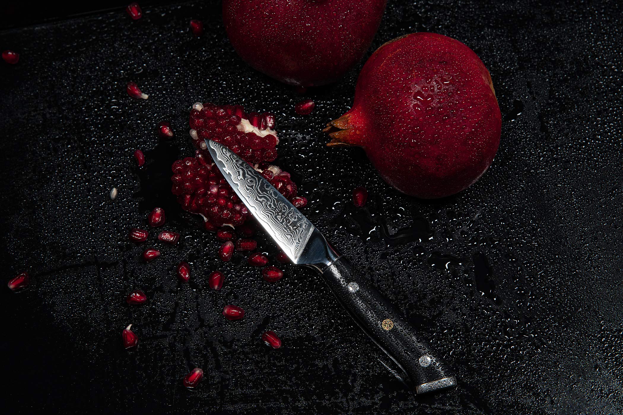 Oxford CHEF Paring Knife- 3.5 Inch - Damascus Japanese- VG10 Super Steel 67 Layer High Carbon Stainless Steel- Razor Sharp, Stain & Corrosion Resistant, Awesome Edge Retention