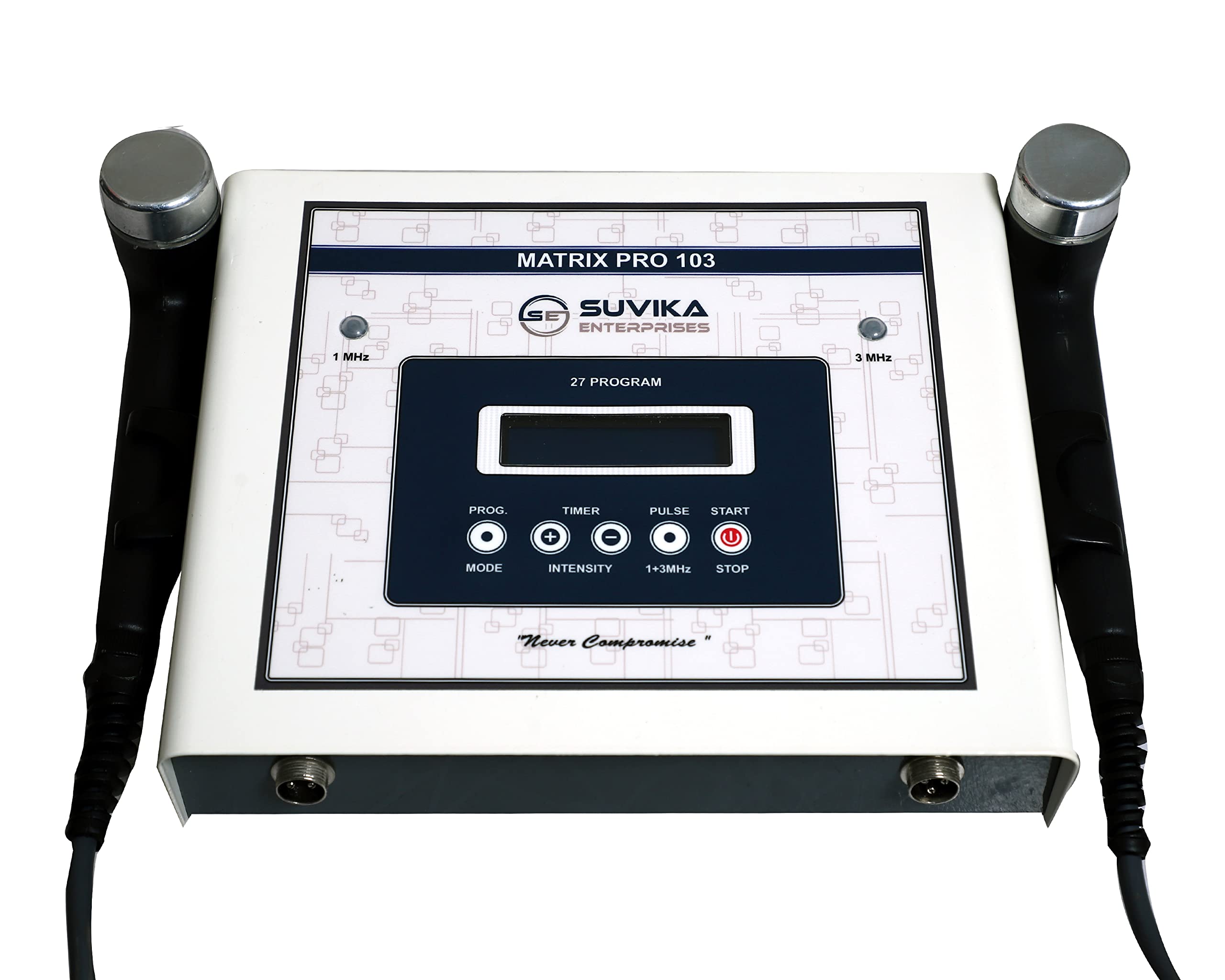 Suvika Enterprises 1 & 3 MHz Ultr-as-onic Massage Ther-apy Mach-ine : Matrix Pro 103 MHZ