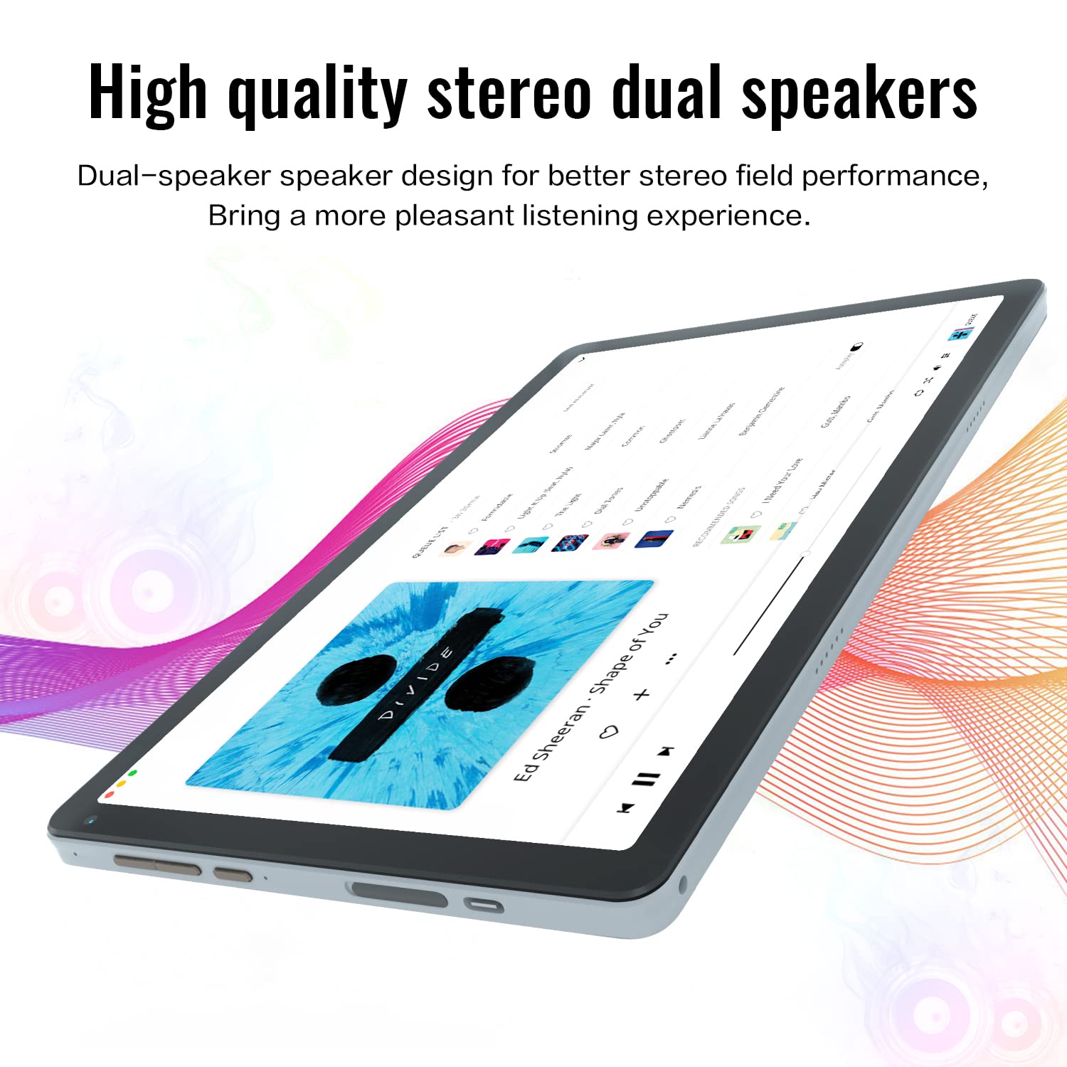 MERRYROYAL Tablet 10.4 inch 32GB Android 11 Quad Core 6000mAh 1332x800 HD CTP Tablets (LightGray)