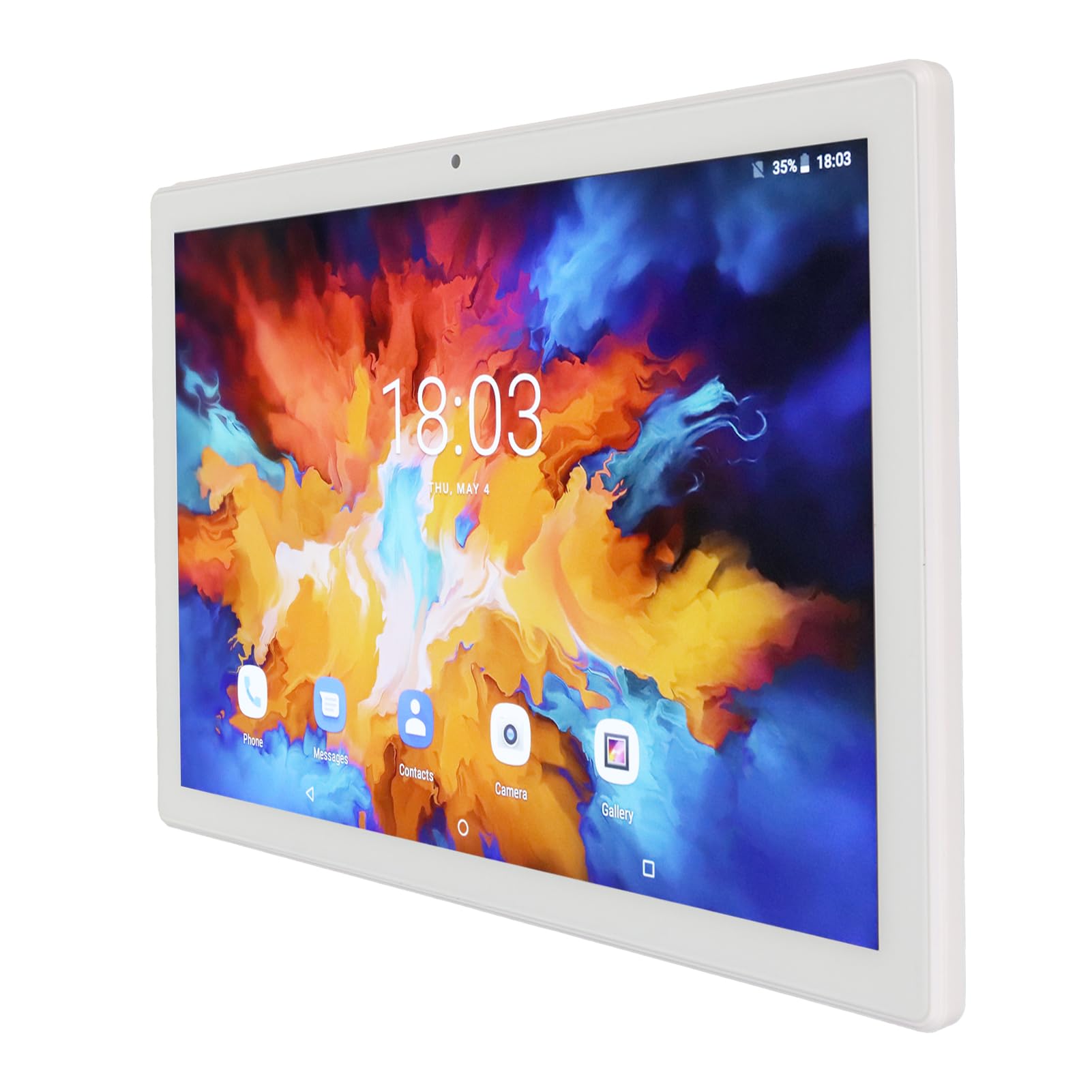 Luqeeg 10.1 Inch Tablet, Front 12MP Rear 24MP 2.4G 5G WiFi 12GB 256GB 100‑240V 4G LTE Tablet 5.0 with Earbuds for Work (US Plug)