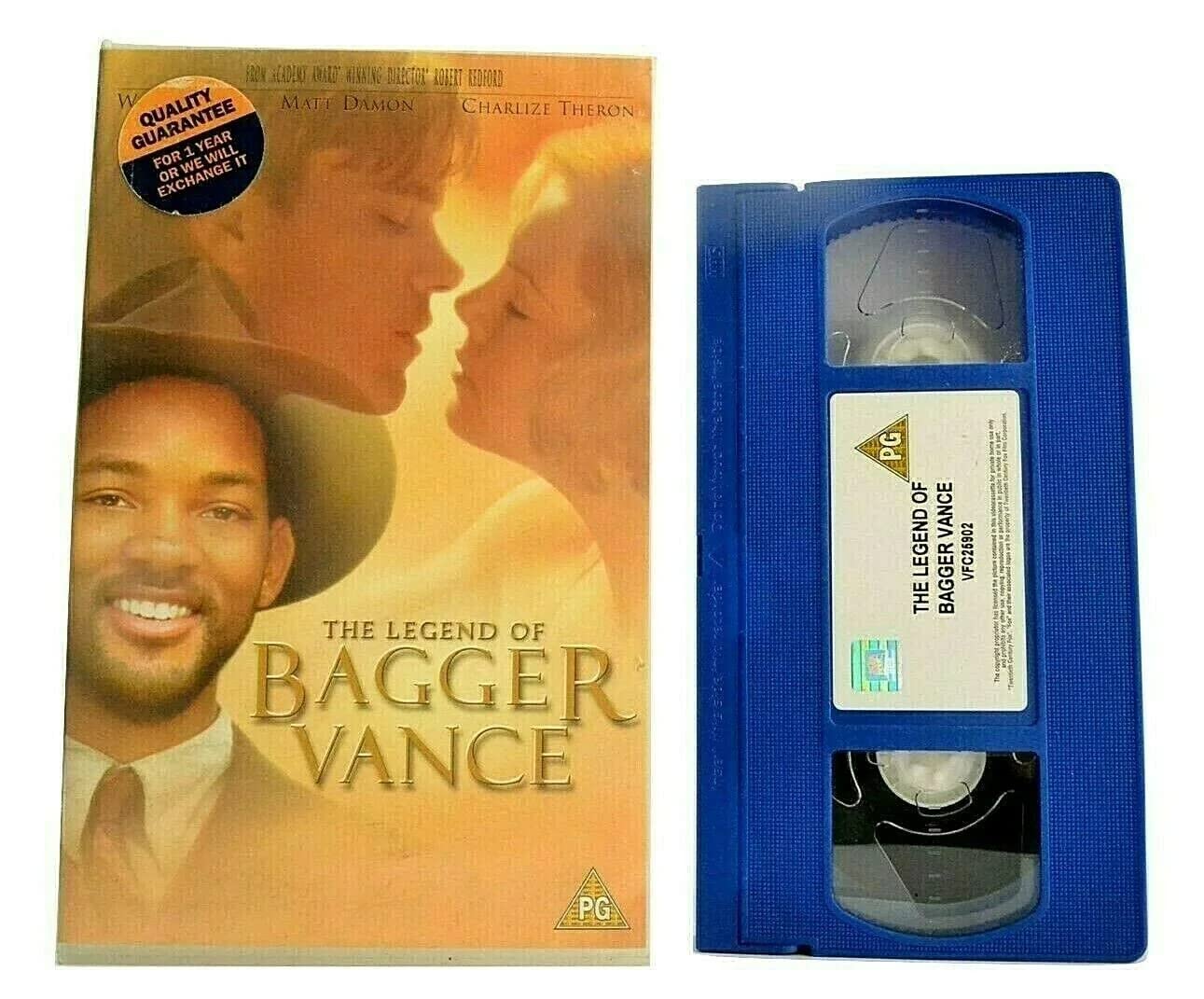 The Legend Of Bagger Vance: Dramatic Golf Action - Large Box - Will Smith - VHS