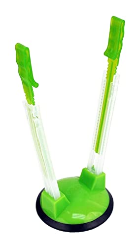 MEGCCR Plastic Bag Holder Food Storage Freezer Bag Holder Bag Opener Holder, Adjustable Baggy Rack Clip for Kitchen Plastic Bags Stand/Pack to Pour Leftovers (Color : 2PCS)