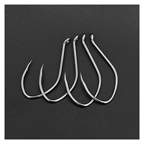 NZNB Fish Hook 220pcs/set Mixed Size 2#/4#/6#/8#/10# Carbon Steels Fishing Hooks Set with Box Fishing Tackle Tools Barbed Fishhooks Fishing Accessories