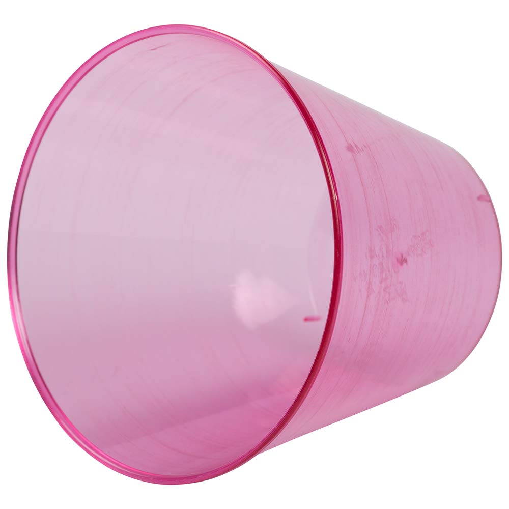 JAM PAPER Plastic Glasses Party Pack - 9 oz Tumblers - Black - 72 Hard Plastic Cups/Pack