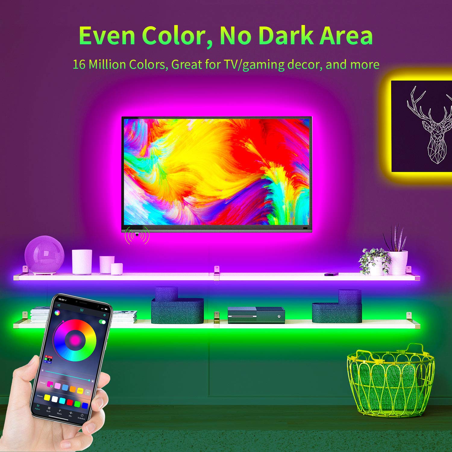 USB TV LED Backlight, Christmas Gift for teen, women,men, LED lights for PC Monitor
