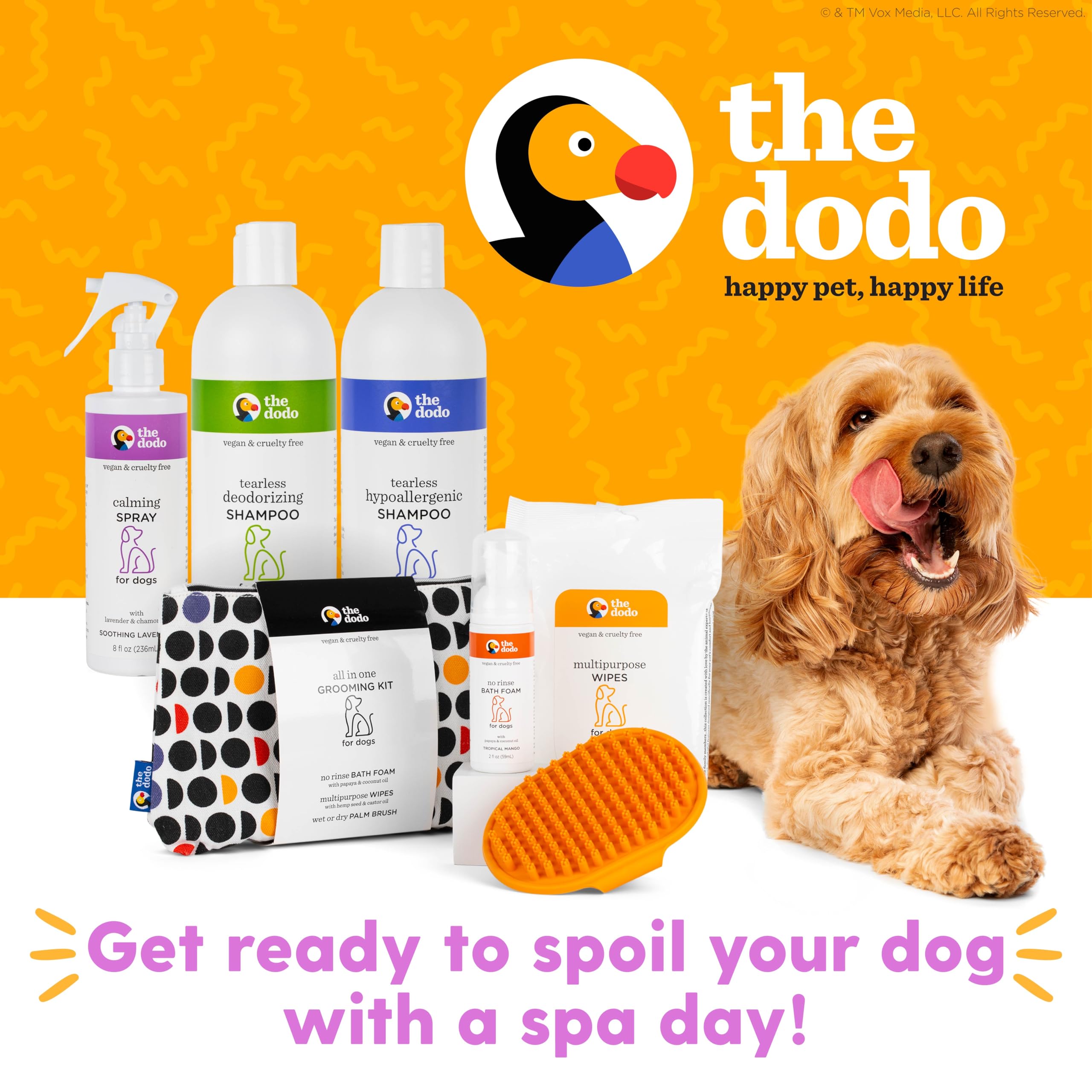 The Dodo Calming Spray for Dogs, Soothing Lavender Scent with Lavender and Chamomile