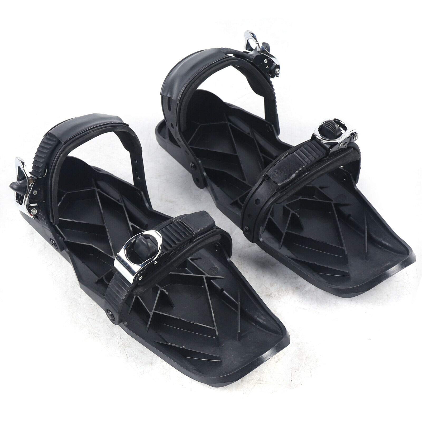 Mini Skiing Sled Snow Board Ski Boots Ski Shoes Combine Skates with Bindings, Suitable for Snow Parks, Forest Trails and Cross-Country Skiing