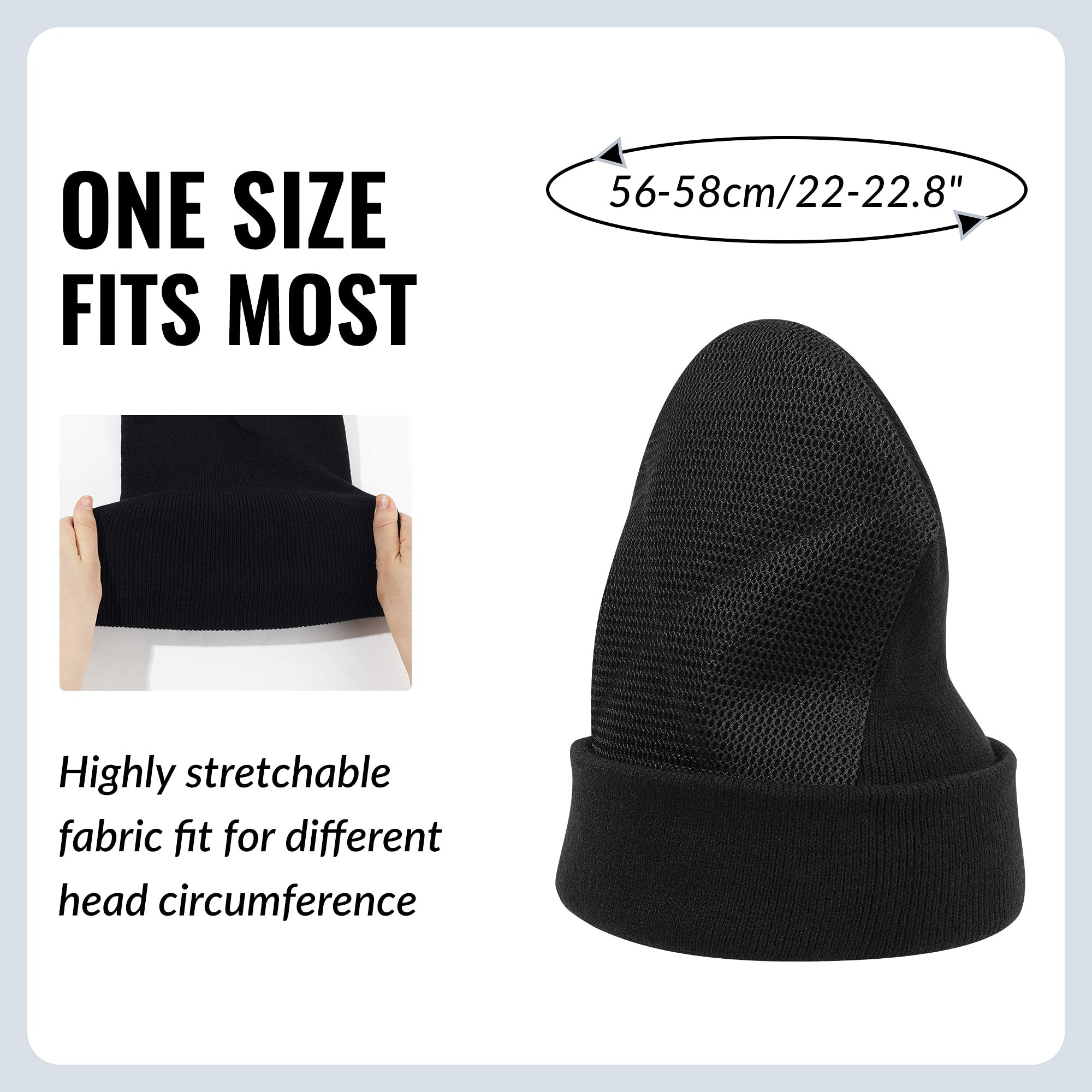 Professional Bboy Cap Padded Head Spin Beanie Knitted Cotton Spin Hat