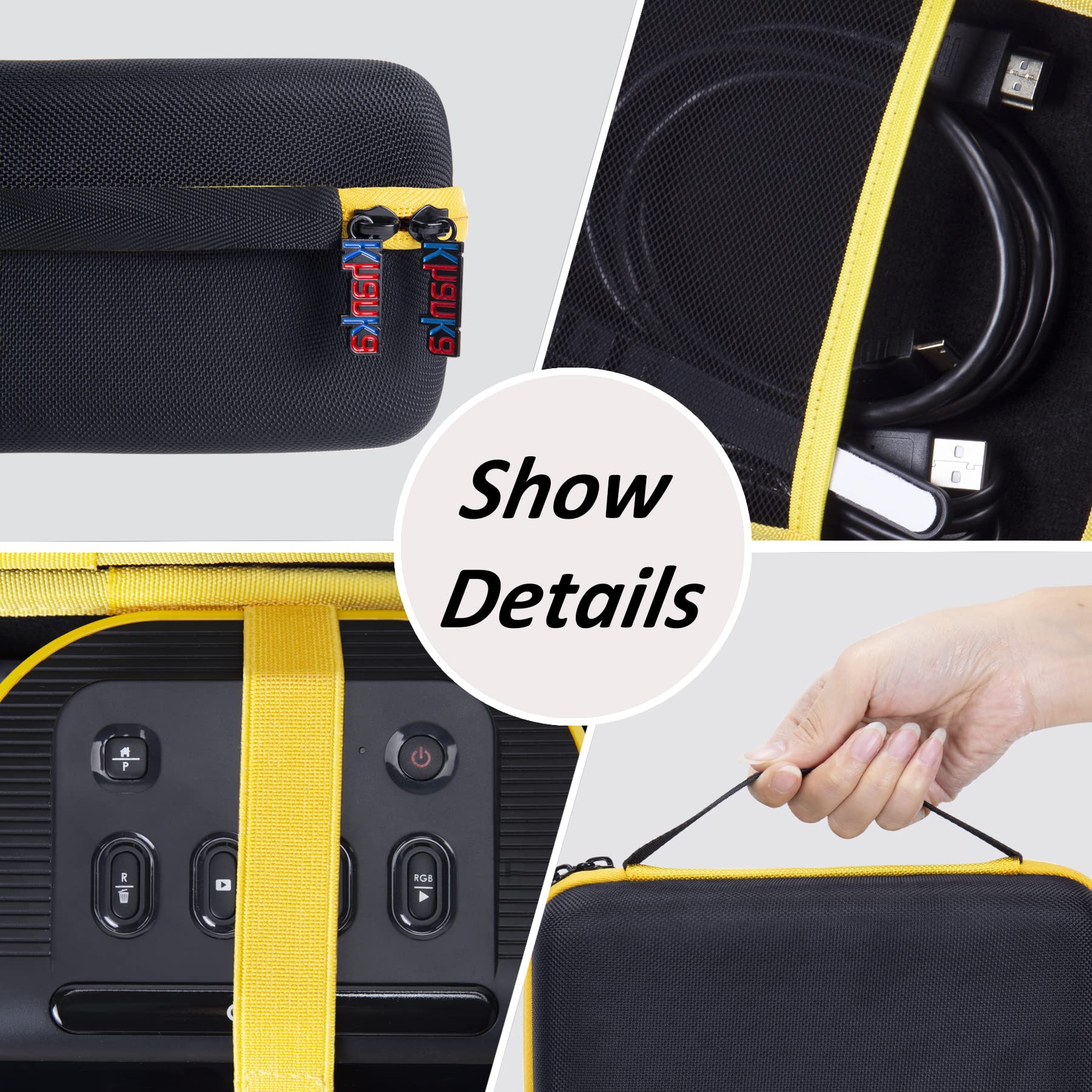 Khanka Hard Carrying Case Replacement for Kodak Slide N SCAN Film and Slide Scanner with Large 5β LCD Screen RODFS50, Case Only