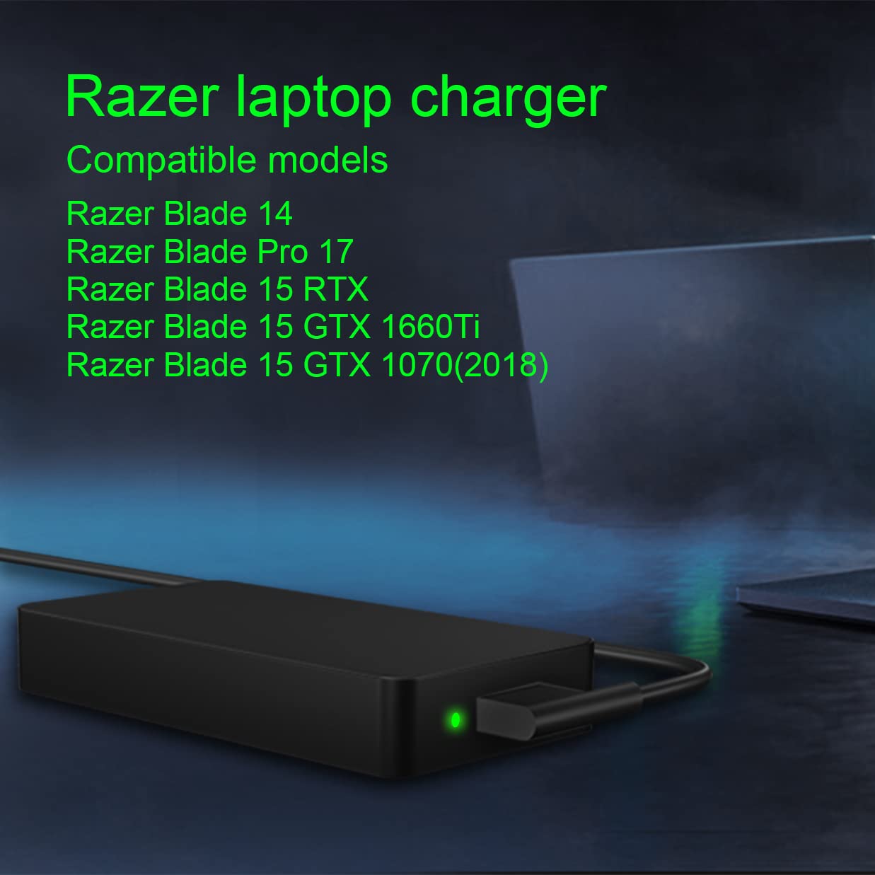 New Replacement 230W Razer Blade Charger,Razer Blade 14 RTX3060 RTX3070 RTX3080 Razer Blade 17 RTX2060 RTX2070 RTX2080 Razer Blade 15 Model GTX1060 GTX1070 RTX 3060 3070 AC Adapter Power Supply
