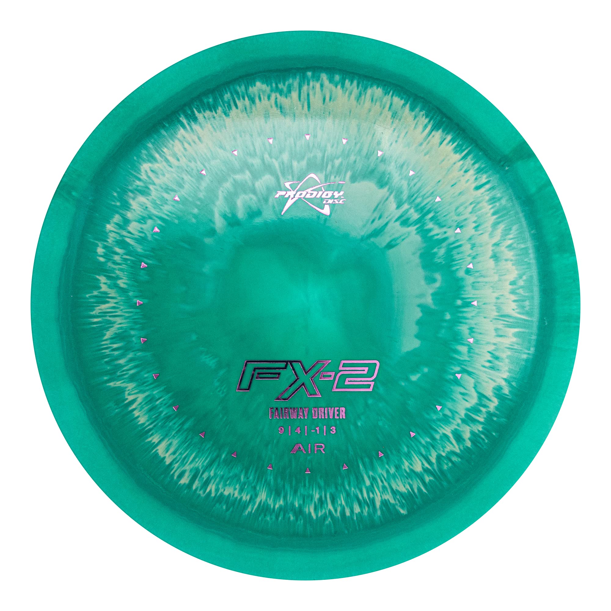 Prodigy Disc FX-2 AIR Spectrum | Lightweight Disc Golf Fairway Driver | Overstable Flight in All Conditions | New Swirly Lightweight Plastic | Great Beginner Driver | Colors May Vary (150-159g)