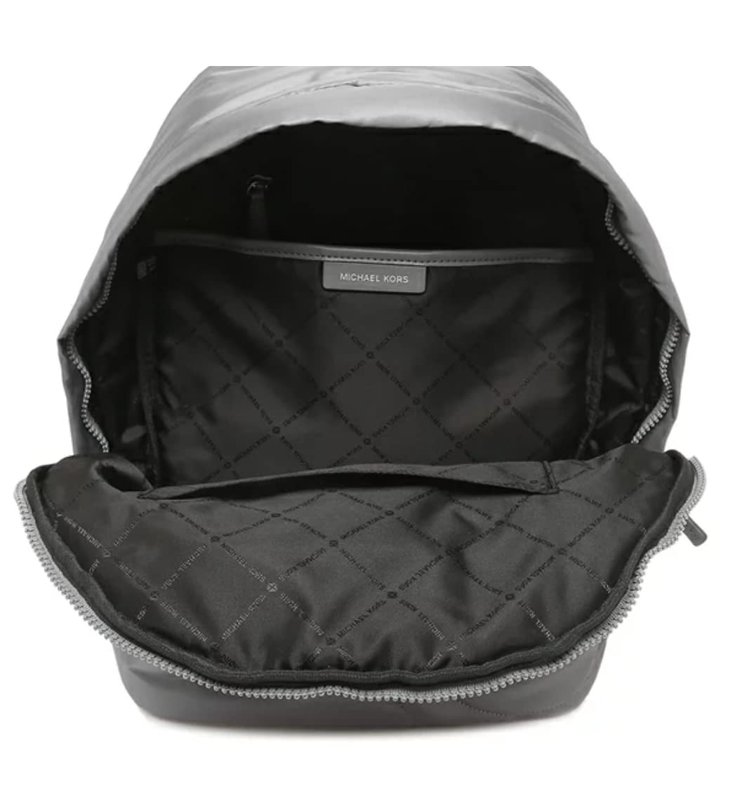 Michael Kors Rae Medium Nylon Backpack (Heather Grey)