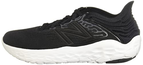 New Balance Women's Fresh Foam Beacon V3 Running Shoe, Black/White, 6.5