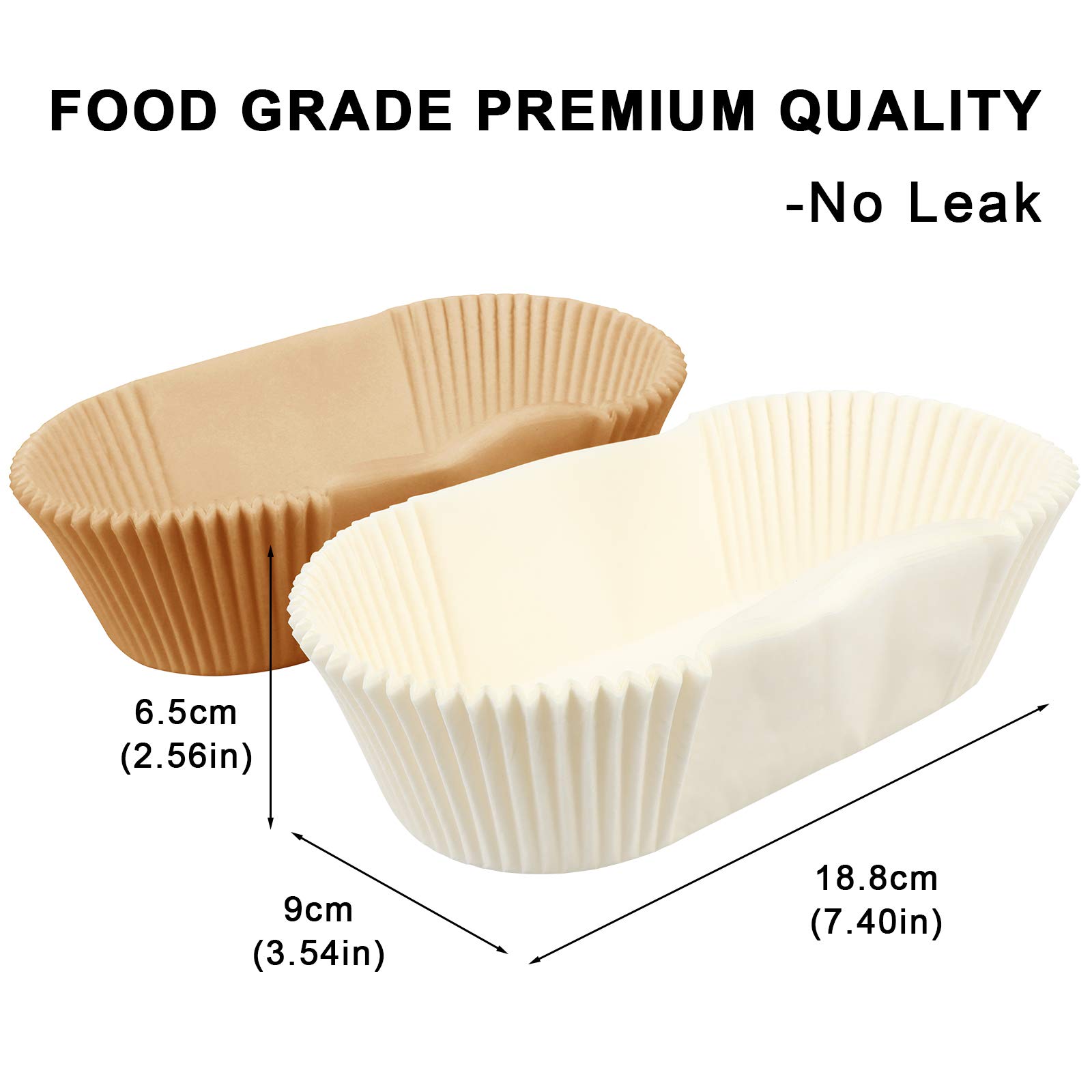 PIAOPIAONIU 100 PCS Loaf Bread Liners for Baking Disposable Loaf Liners 7.4 x 3.54 x 2.56 inch Rectangle Paper Liners Non Stick Parchment Paper Liners for Baking Breads,Kitchen Tools