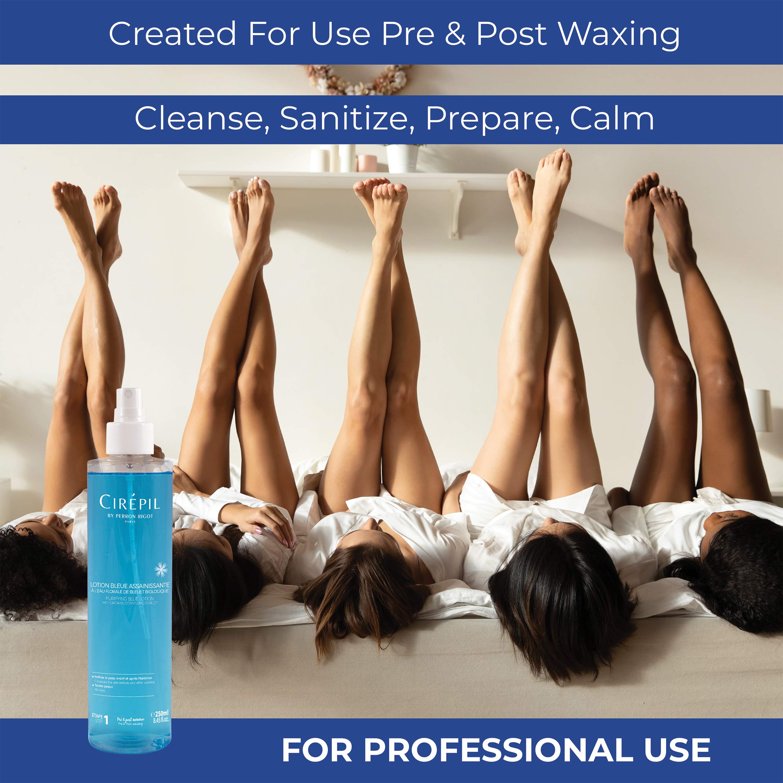 The Blue Bundle - 800g "Blue" Wax Beads + The Purifying Blue Lotion - A perfect waxing time with Cirepil