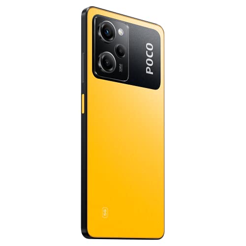 Xiaomi Poco X5 PRO 5G + 4G Volte Global Unlocked 128GB + 6GB GSM 6.67" 108 mp Triple Camera (ONLY Tmobile Mint Tello USA Market) + (Car Fast Car 51W Charger Bundle) (Yellow)