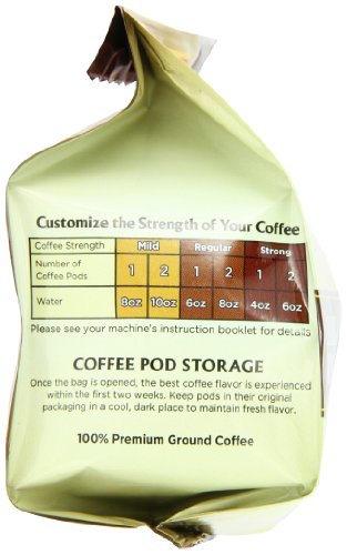 Melitta Coffee Pods, Dark Roast, 18 Count (Pack of 6) 108 Total Pods