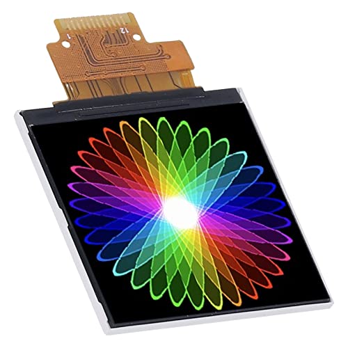 Uxsiya LCD Display Module, TFT IPS Screen Quick Response Embedded ST7789V Drive 1.54in Power Saving Color Widely Compatible for Controller Board