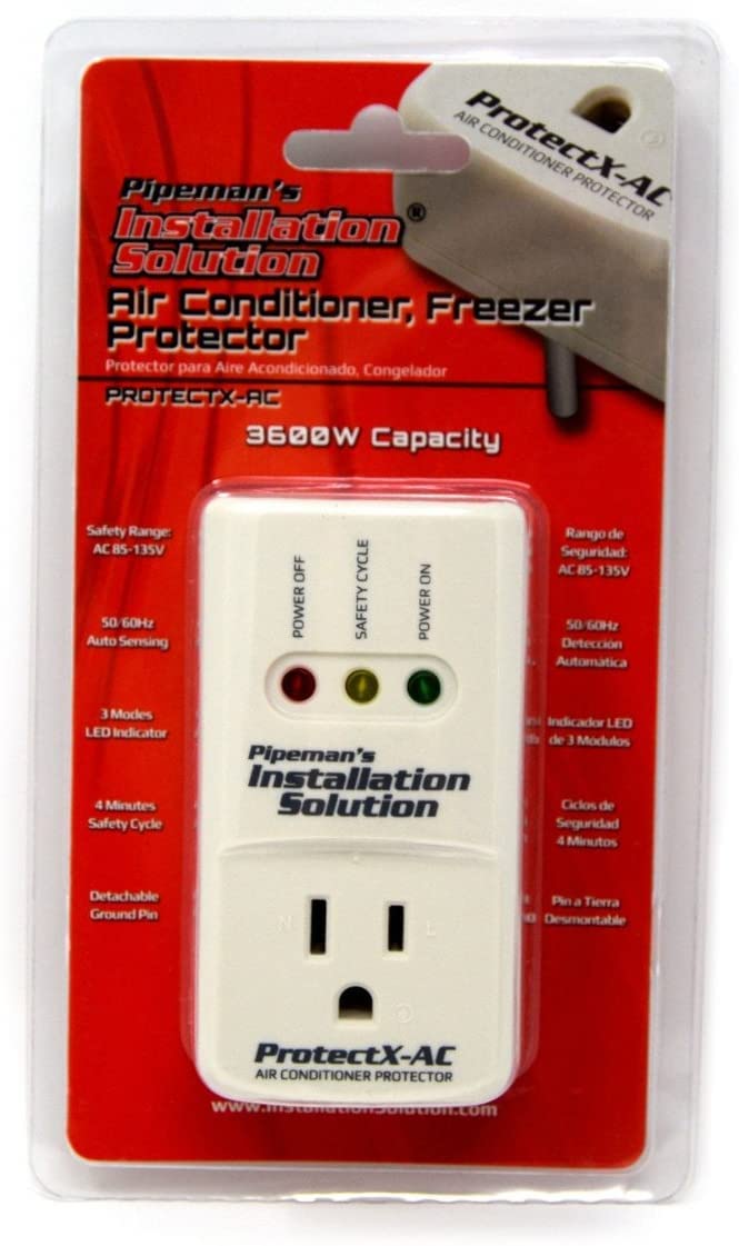 Pipeman's Installation Solution AC 85-135V Surge Protector 3600 Watts, White