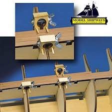 Model Shipways Set of 6 Hull Clamps for Bulkheads 3/16" or Thicker MX104
