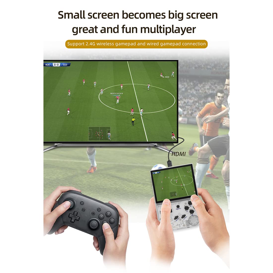 RuiyiF Latest RG35XX Handheld Game Console 3.5-Inch Portable Retro Video Games Player with 5000/8000 Games