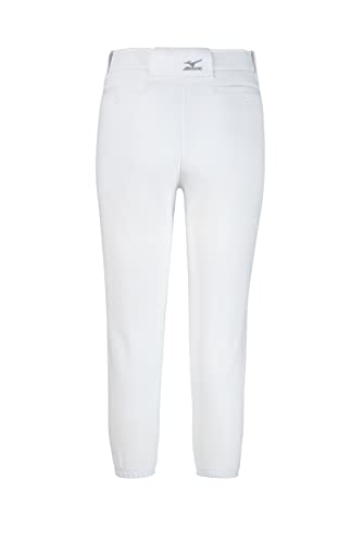 Mizuno Youth Girl's Prospect Softball Pant, White, X-Large