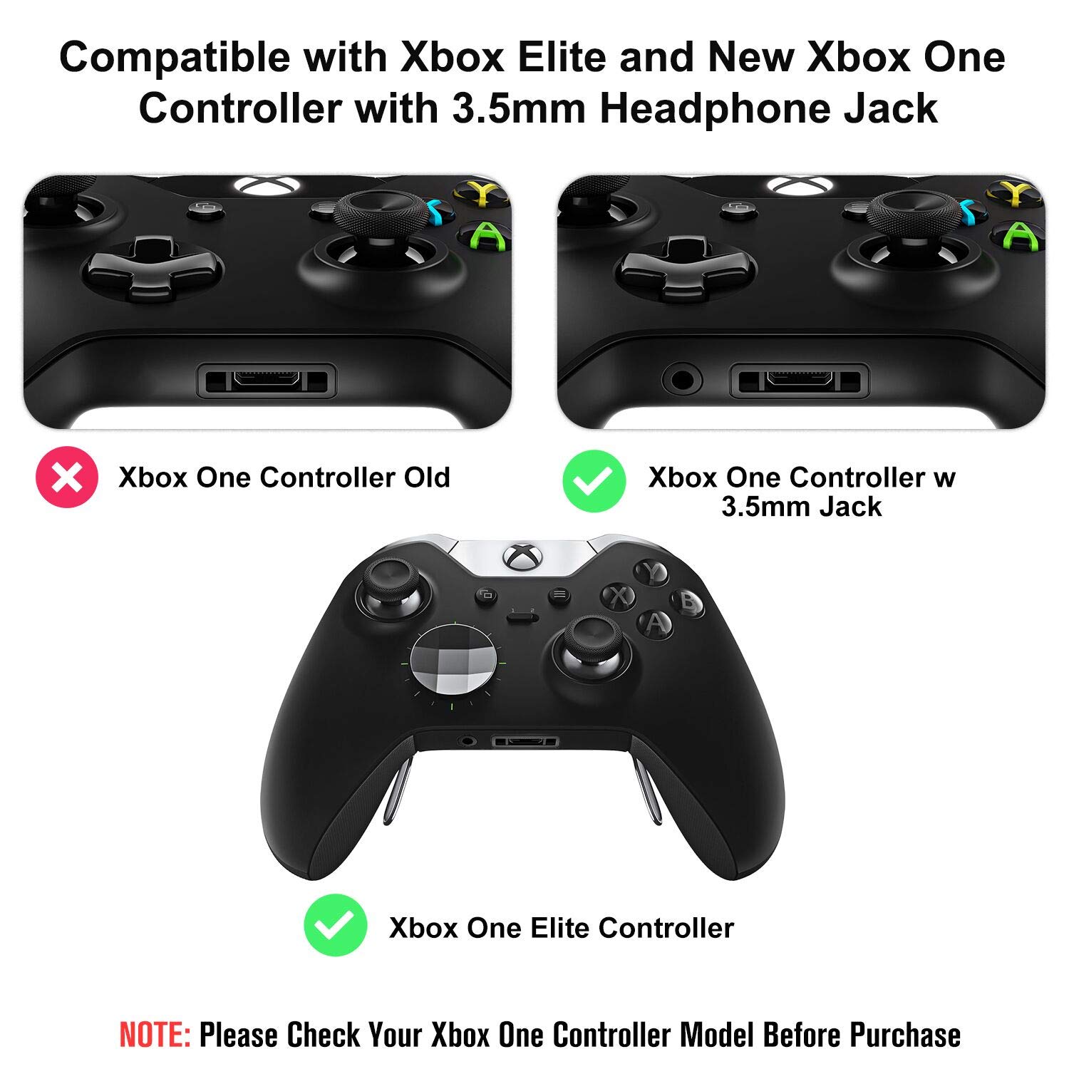Loucsy Upgraded LB RB Bumpers Replacement Triggers Button Parts - Plating Workmanship + T6 T8 Screwdriver Repair Kit Compatible with Xbox One Elite Controller