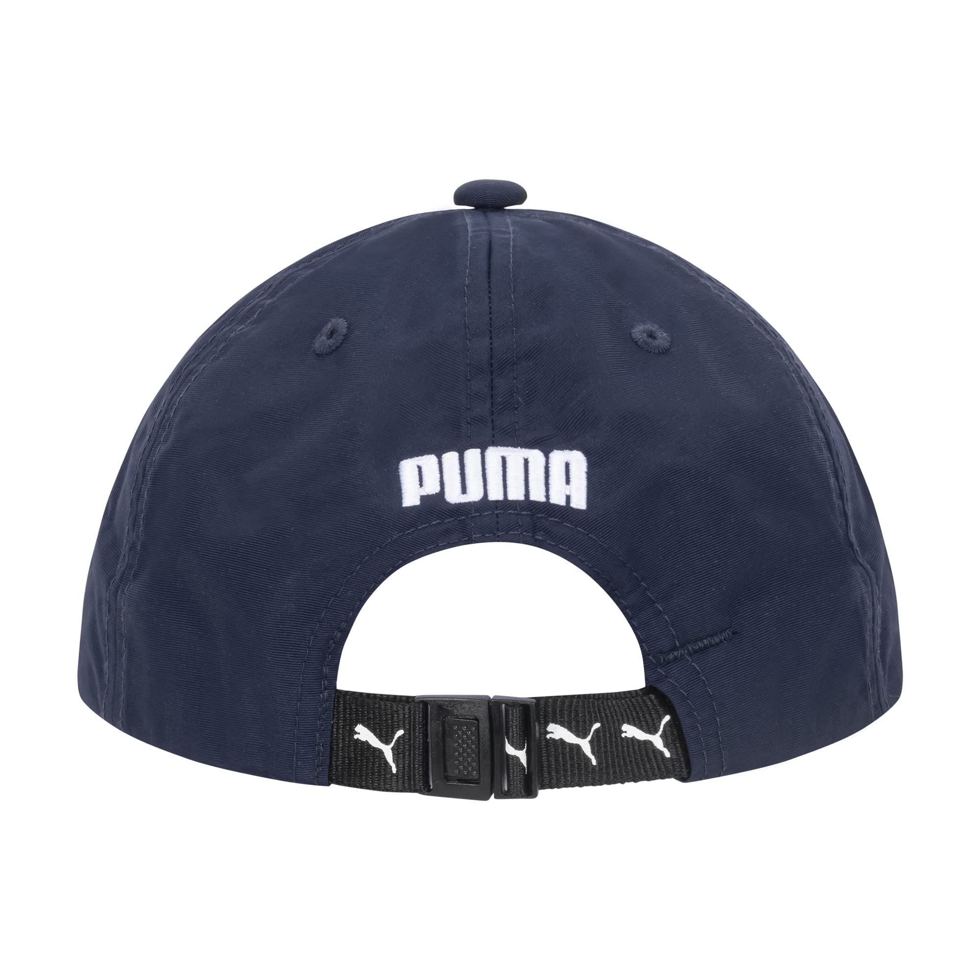 PUMA Carbon Logo Nylon Adjustable Strapback Hat (Olive/White)