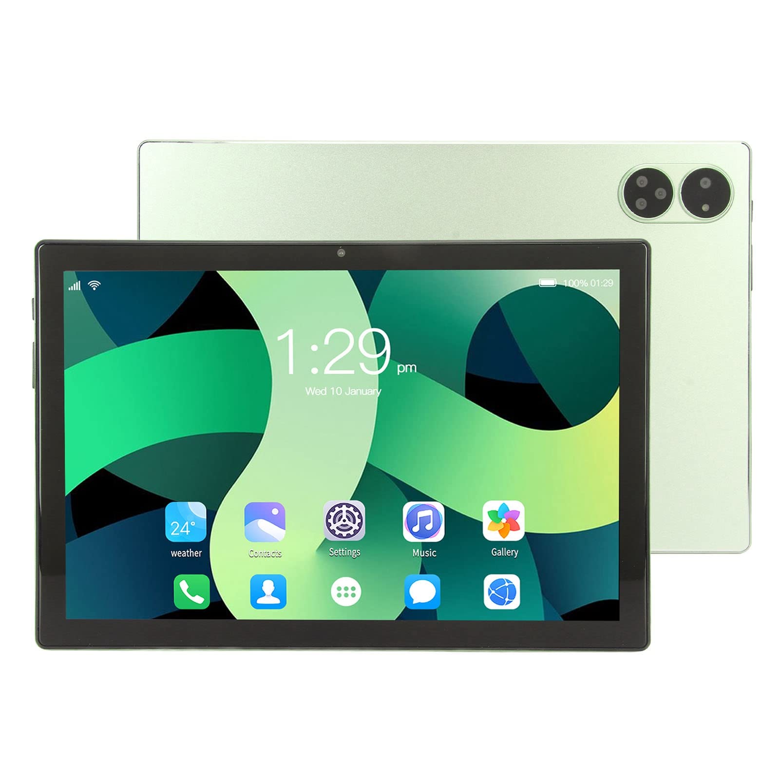 Luqeeg Tablet, 8GB RAM 256GB ROM 4G Network 8MP Front 16MP Rear 8-Core CPU 10.1 Inch Home Tablet PC for Android 12 (US Plug)
