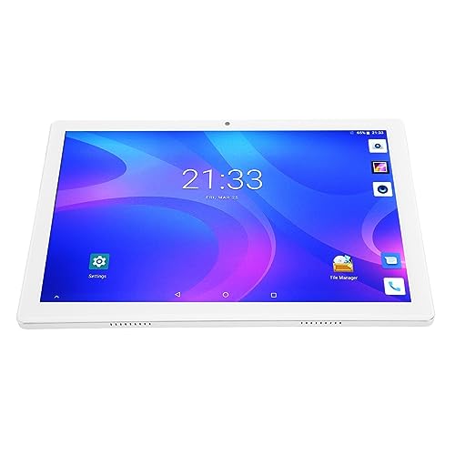MAVIS LAVEN 10 Inch Tablet, 8 Core Processor for Android 11, Home Silver Tablet 8800mAh (US Plug)