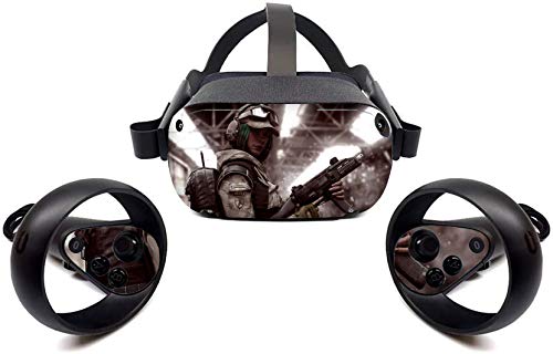 Oculus Quest VR Headset Skin sticker shooting game Vinyl Decal for Headset and Controller by ok anh yeu