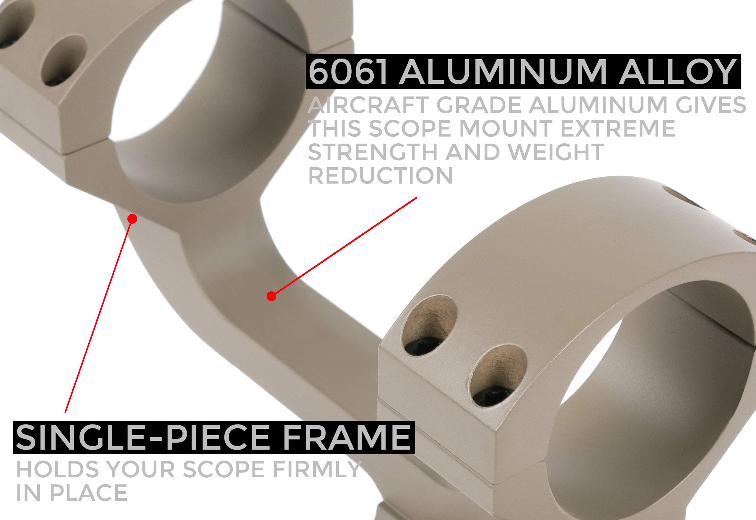 Monstrum 1-4x20 Rifle Scope with Rangefinder Reticle | ZR251 Offset Scope Mount | Flat Dark Earth | Bundle