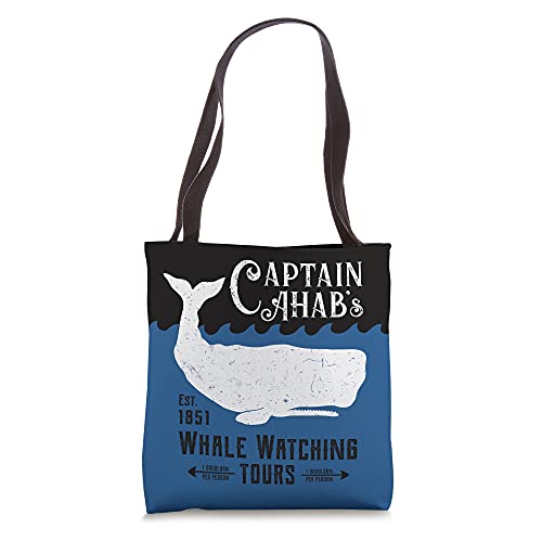 Moby Dick | Captain Ahab's Whale Watching | Herman Melville Tote Bag