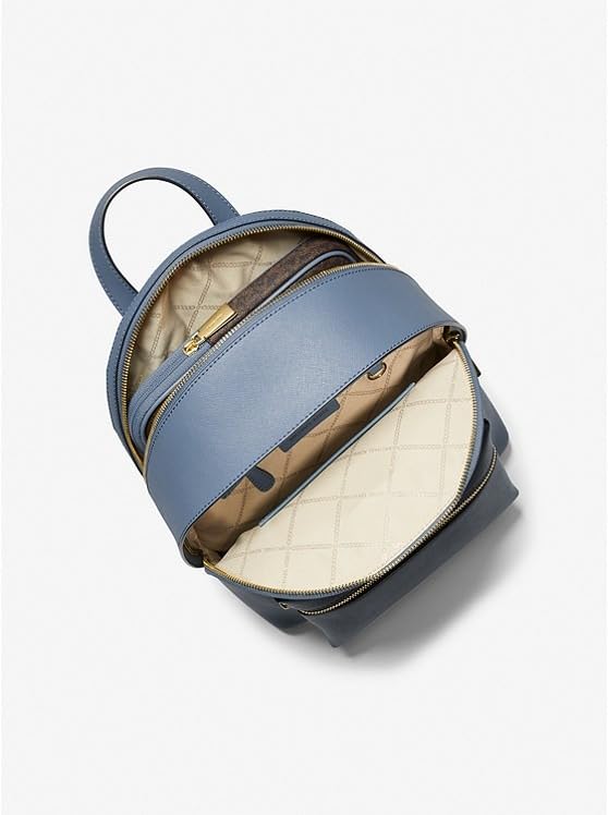 Michael Kors Sally Medium 2-In-1 Logo Backpack (Blue Denim)