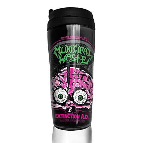 LOREBUTY Municipal Band Waste Coffee Mug With Lids 12oz Insulated Car Mugs Double Wall Vacuum Reusable Travel Coffee Cup For Hot/Ice Drinks Coffee Teas