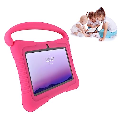MAVIS LAVEN Toddler Tablet, 110-240V Quad Core Processor 3D Design 7in Kids Tablet Dual Camera with Protective Cover for Entertainment for Android 10 (US Plug)
