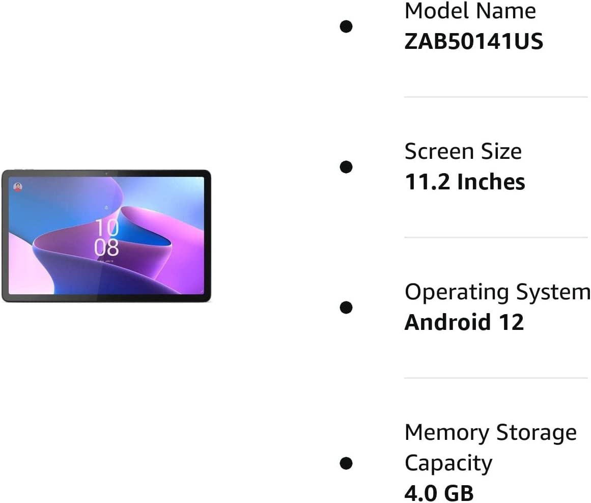 Lenovo Tabet P11 Pro Gen 2, 11.2" 2.5K (2560 x 1536) OLED Touch 420 nits, MediaTek Kompanio 1300T, 4GB, 128GB, Android 12, Storm Grey + Accessories