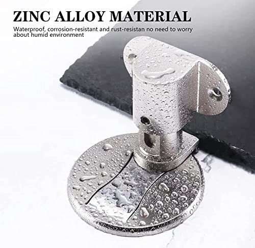 Magnetic Door Stop, Magnetic Door Stoppers for Bottom of Door, Adhesive No Drilling, Protect The Door from Collision When Opened (Silver 1)