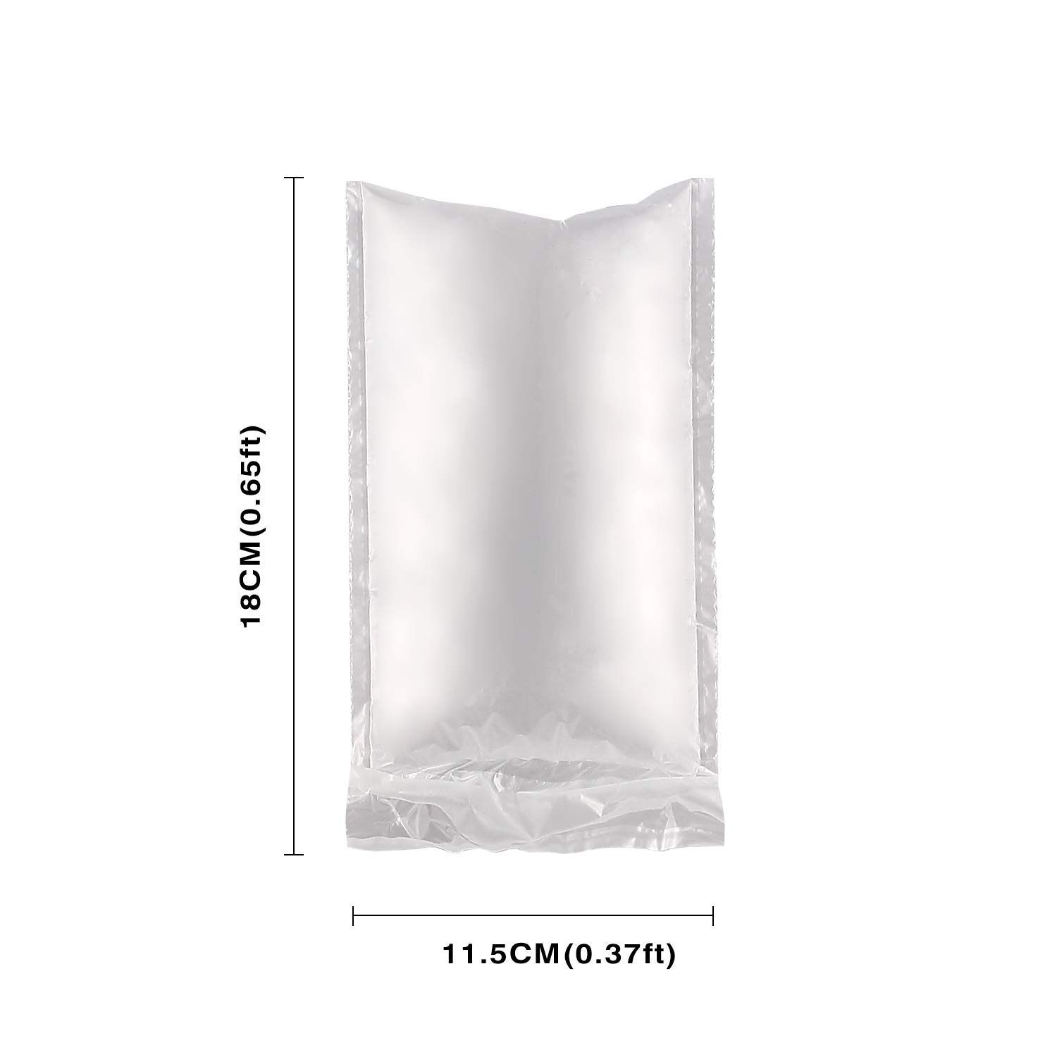 JZBRAIN Air Cushion Film 72002 Air Pillows Air Bubble Bags Wrap Packing Roll, 1 Roll 200mm X 100mm X 200m X 0.02mm Air Cushion Films ONLY Compatible with JZBRAIN Air Cushion Machine (1 Roll)