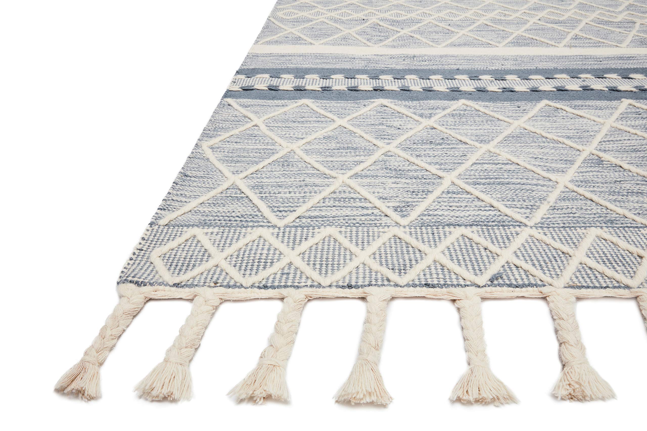Loloi II Sawyer Collection SAW-04 Teal 5'-0" x 7'-6" Area Rug
