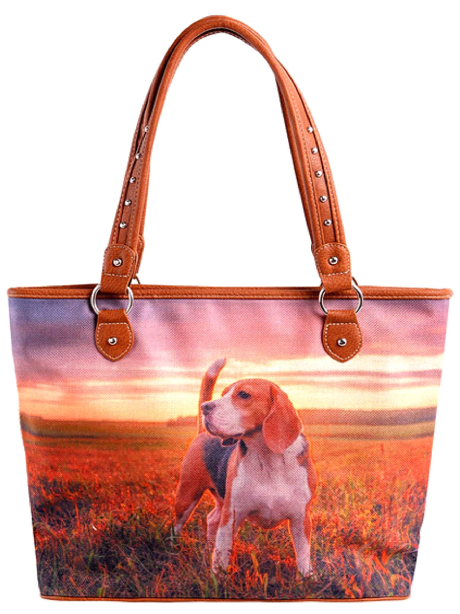 Montana West Pet Collection Canvas Tote - Beagle