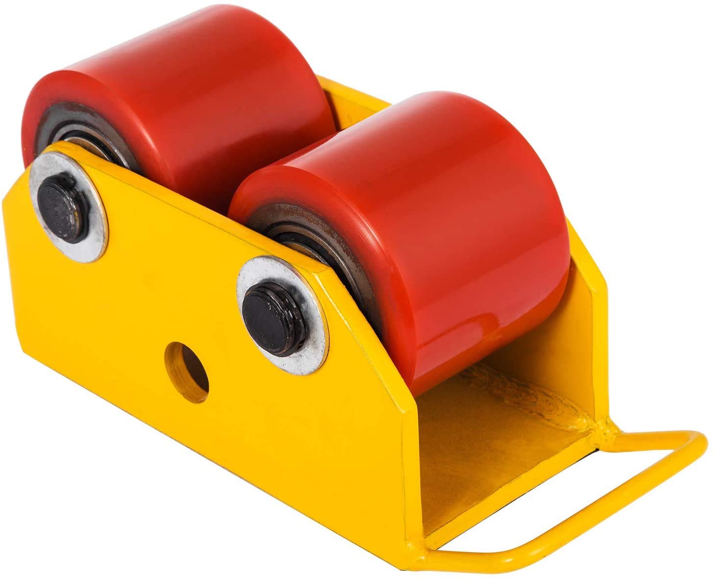 LIMICAR Industrial Machinery Mover 5500LBS Fixed Machinery Mover Skates with 2 Nylon Roller, Machinery Mover Dolly, 2.5 Ton Capacity