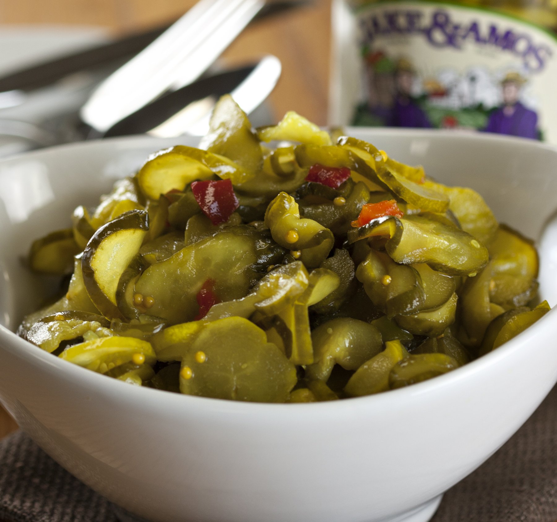 Jake & Amos Million Dollar Sliced Pickles 17 Oz. (3 Jars)
