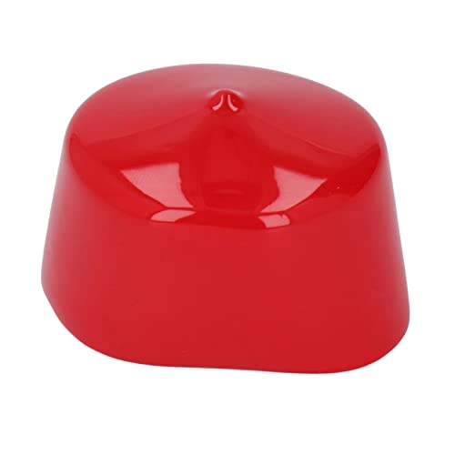 Screw End Cap, PVC Thread Protector Red Stable 60mm Diameter Flame Retardant for Hydraulic Pipe Joints