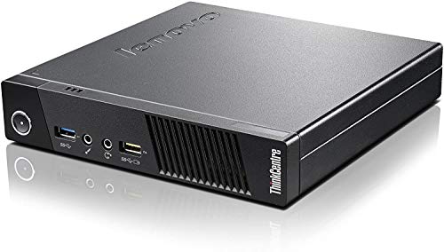 Lenovo ThinkCentre M73 Tiny Desktop, Intel Core i5-4570T, 4GB RAM, 500GB HDD, Windows 10 Pro, Includes Wired Keyboard & Mouse, M73T-4-500-W10P (Renewed)