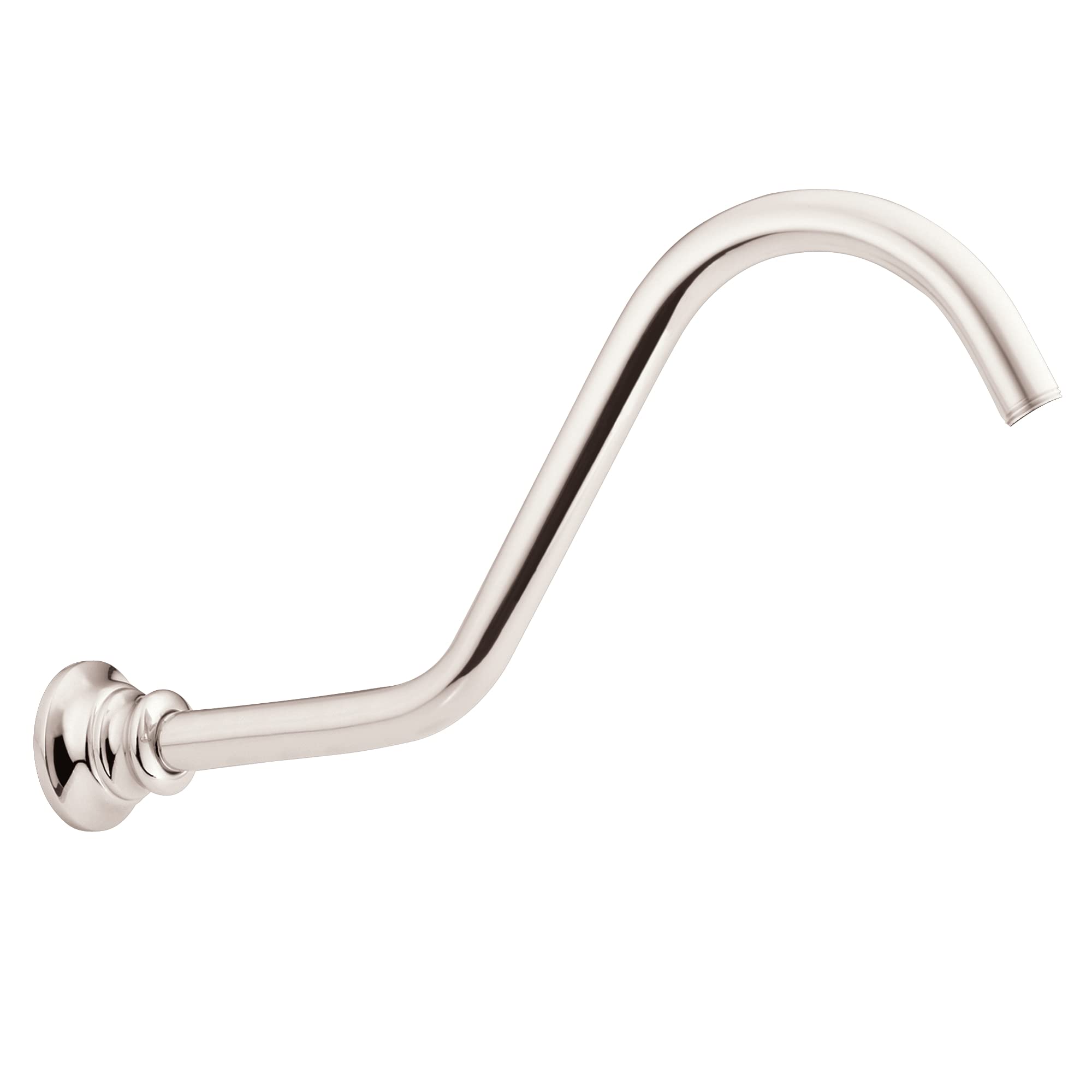 Moen S113NL Waterhill 14-Inch Shower Arm, Polished Nickel, 0.5