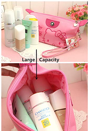 Kerr's Choice Cosmetic Bag Makeup Bag Kitty Cat Toiletry Bag Makeup Pouch Kitty Gift