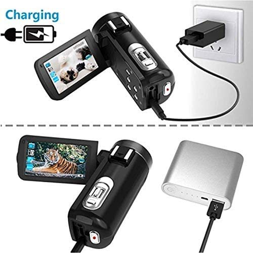 KOMERY Video Camera for YouTube Vlogging Digital Camera Camcorder with Microphone 30MP 3.0 Inch Camera 1080P 30FPS FHD 270 Degree Rotation Screen 16X Digital Zoom Camera for YouTube Video Recorder