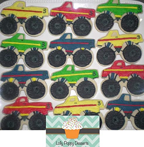 Monster Truck 5 Inch Cookie Cutter from The Cookie Cutter Shop – Tin Plated Steel Cookie Cutter