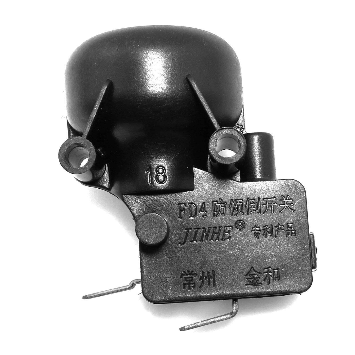 SQXBK Tip Over Switch 2PCS AC 125V/250V 16A Anti-Tilt Switches with Two Terminals for Patio Heater Electric Fan Anti-Dump Switch
